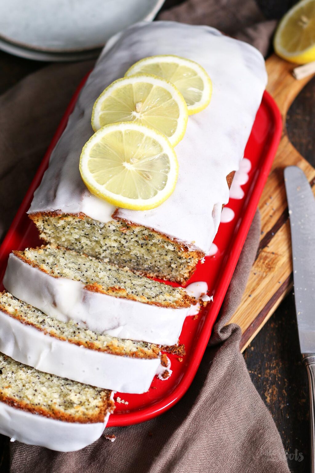 Lemon Poppy Seed Loaf Cake | Bake to the roots | Bake to the roots
