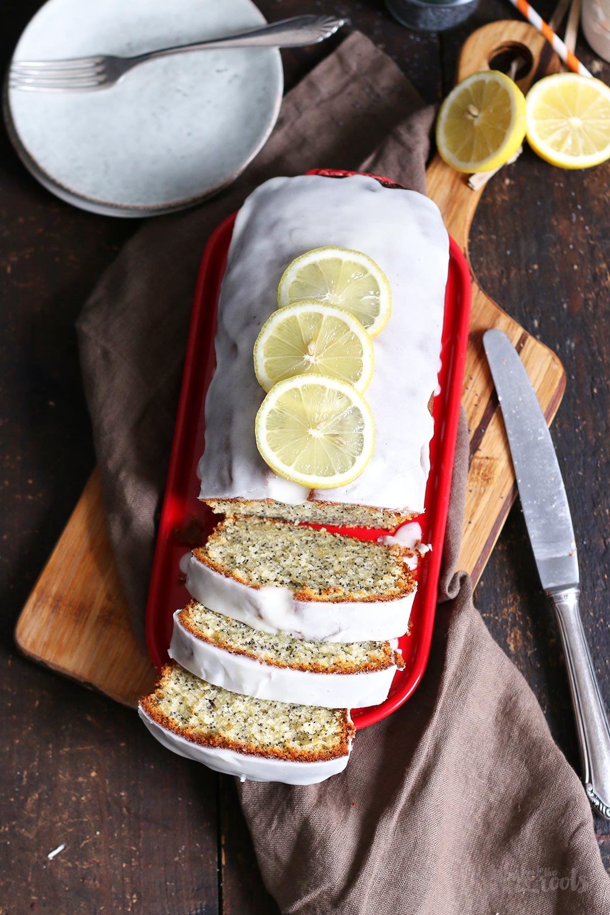 Lemon Poppy Seed Loaf Cake | Bake to the roots | Bake to the roots
