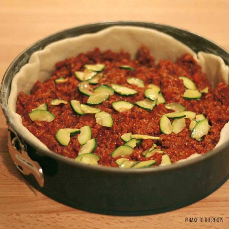 Pizza Bolognese Cake | Bake to the roots