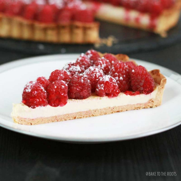 Easy Raspberry Tart | Bake to the roots