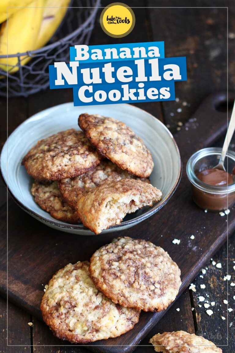 Banana Nutella Cookies | Bake to the roots | Bake to the roots