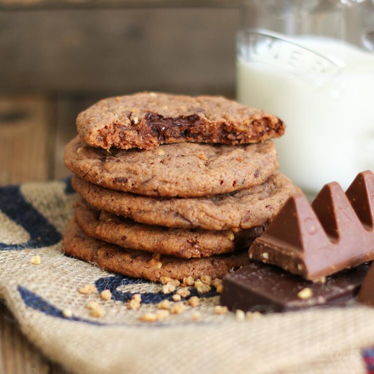 Toblerone Chocolate Cookies | Bake to the roots