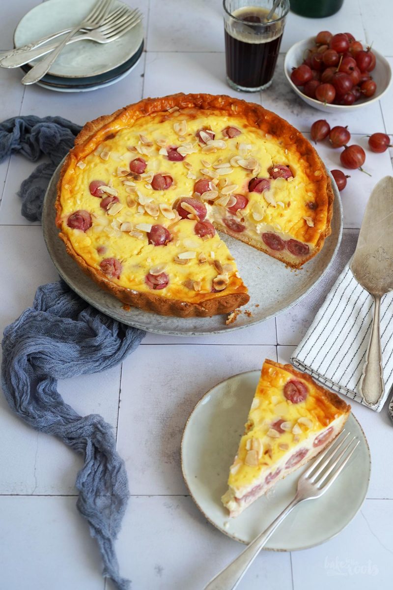 Rustic Gooseberry Cheesecake | Bake to the roots