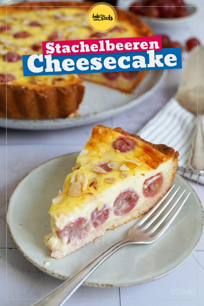 Rustic Gooseberry Cheesecake | Bake to the roots