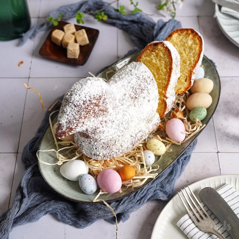Classic German Easter Lamb Cake | Bake to the roots