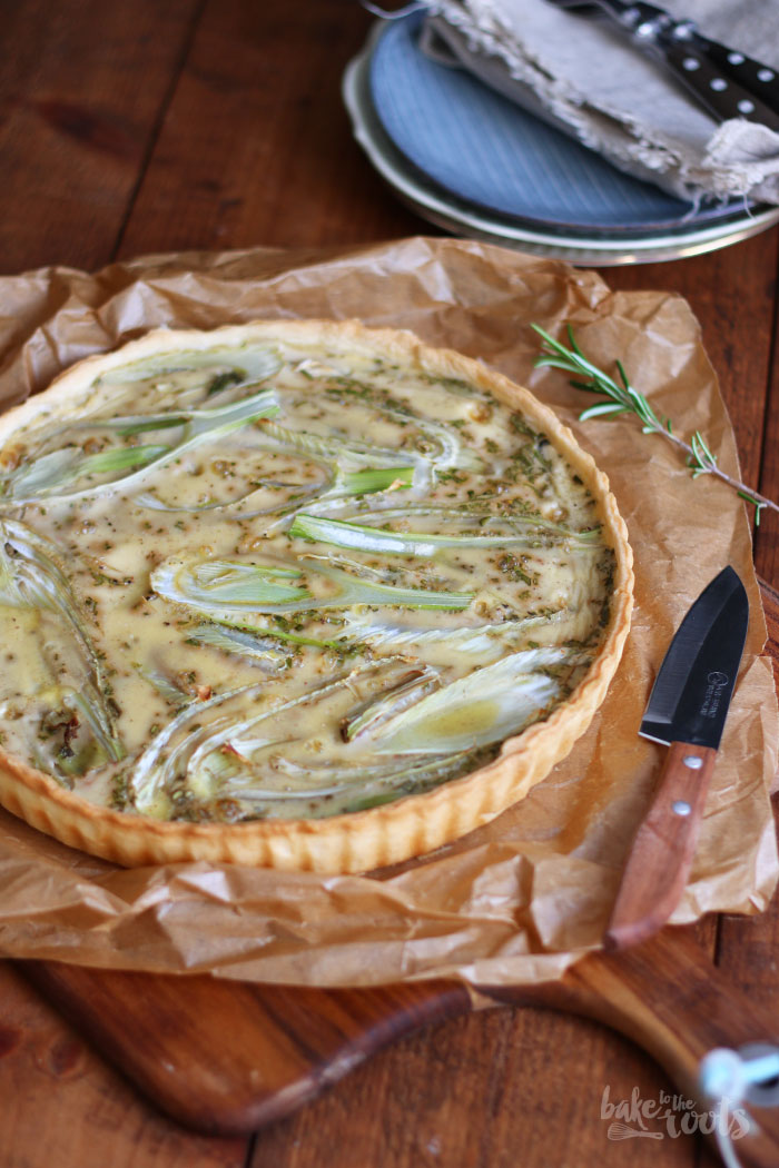 Fennel Coconut Tart | Bake to the roots | Bake to the roots