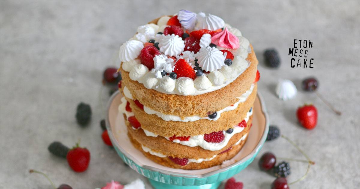 Eton Mess Cake | Bake to the roots