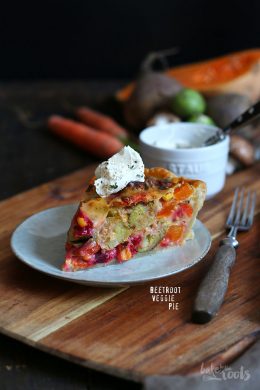 Beetroot Veggie Pie | Bake to the roots