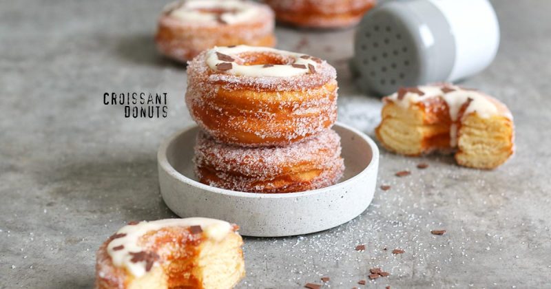 Croissant Doughnuts aka. Donuts with a Cro | Bake to the roots