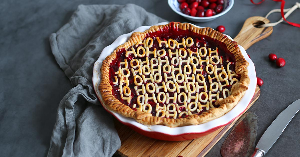 Cherry Cranberry Mulled Wine Pie | Bake to the roots