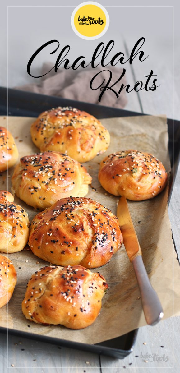 Ham & Cheese Challah Knots | Bake to the roots
