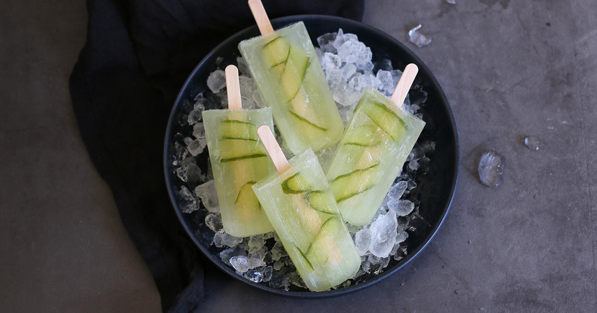 Green Beast Popsicles (with absinthe) | Bake to the roots
