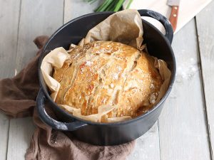 Dark Beer No-Knead Bread | Bake to the roots