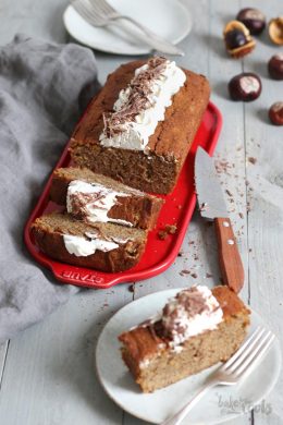 Chestnut Coffee Almond Cake | Bake to the roots