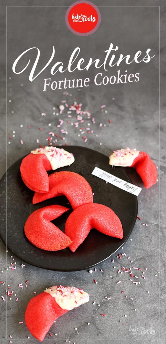Valentinstag (Love) Glückskekse | Bake to the roots