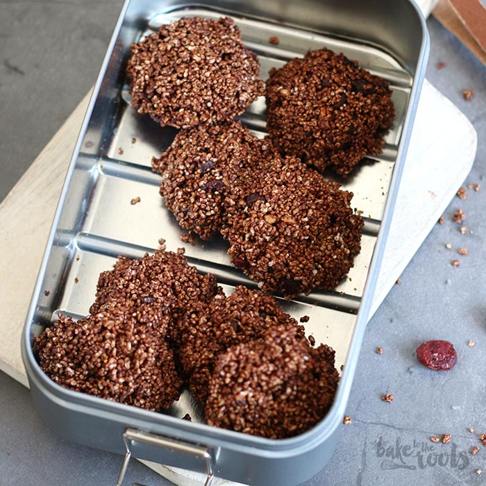 No-Bake Amaranth Chocolate Cookies (sugar-free) | Bake to the roots