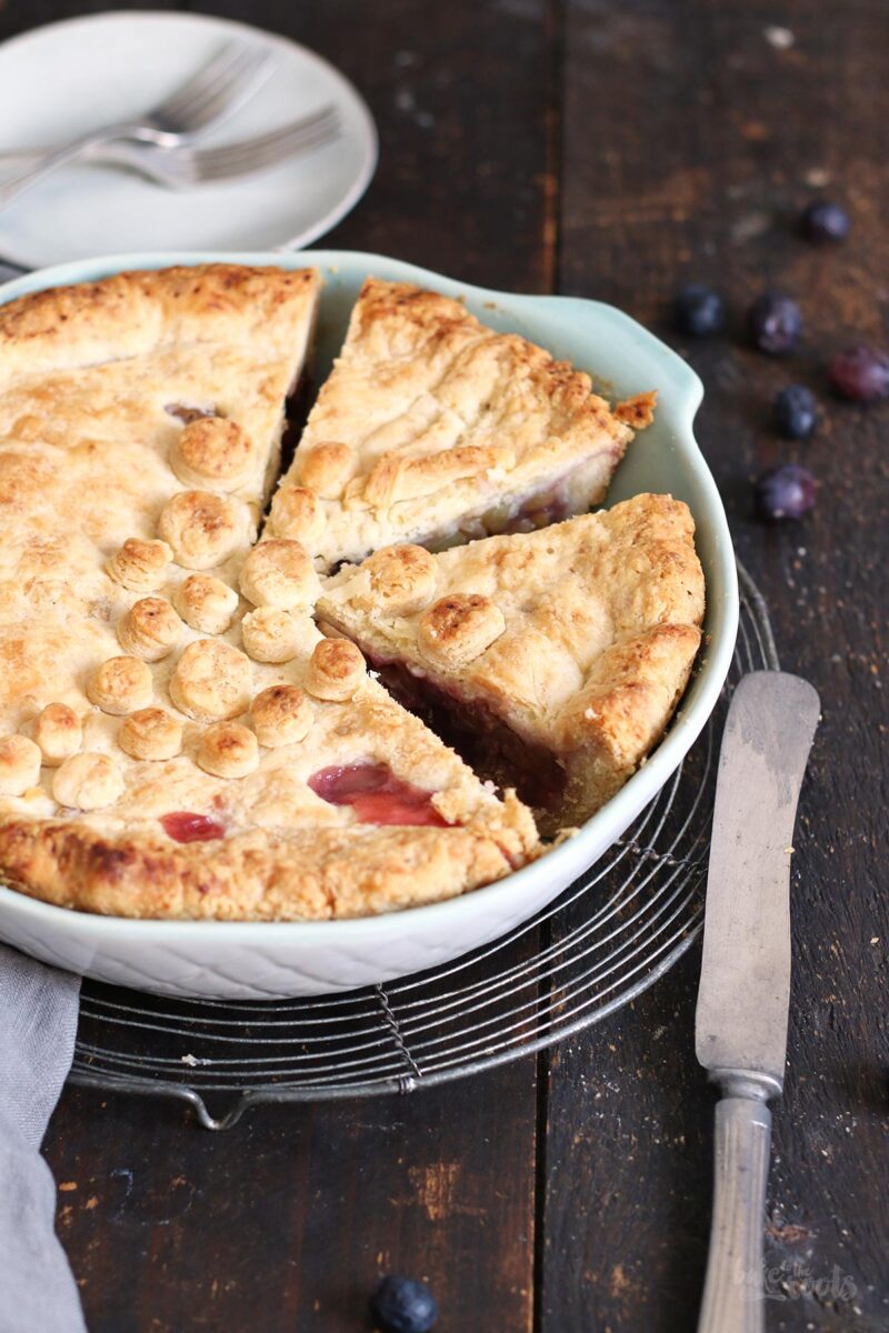 Einfacher Weintrauben Pie | Bake to the roots