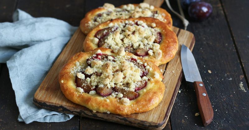 6 Spices Damson Plums Pastry | Bake to the roots