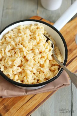 Swabian Knöpfle (Egg Noodles) | Bake to the roots