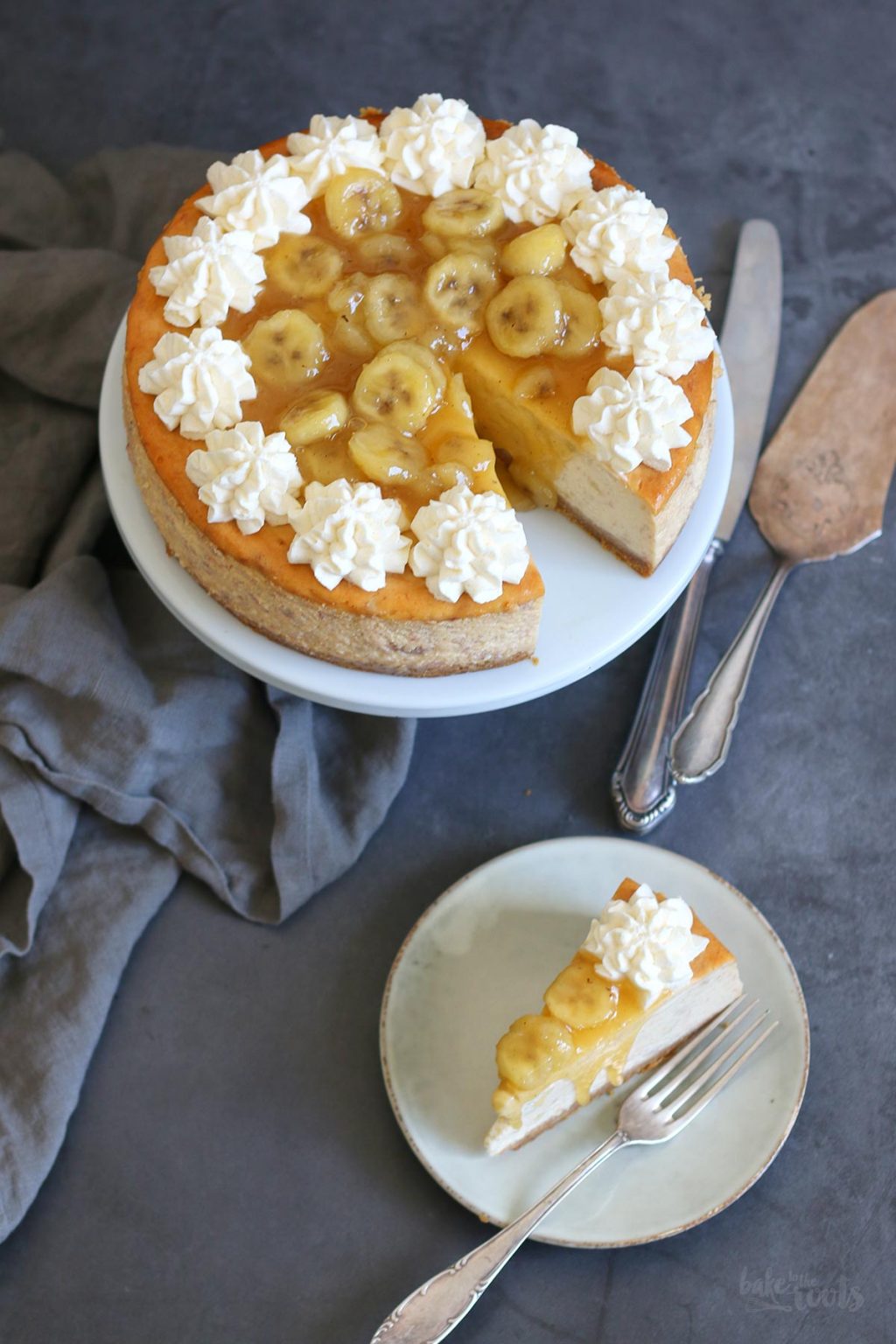 Bananas Foster Cheesecake | Bake to the roots