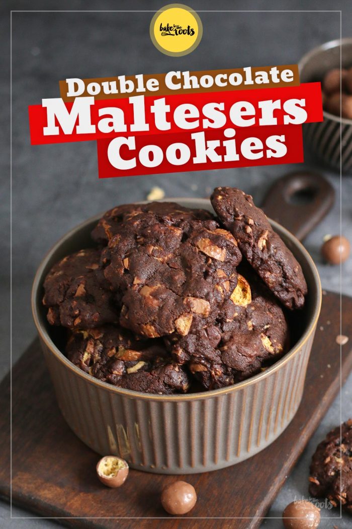 Double Chocolate Maltesers Cookies | Bake to the roots
