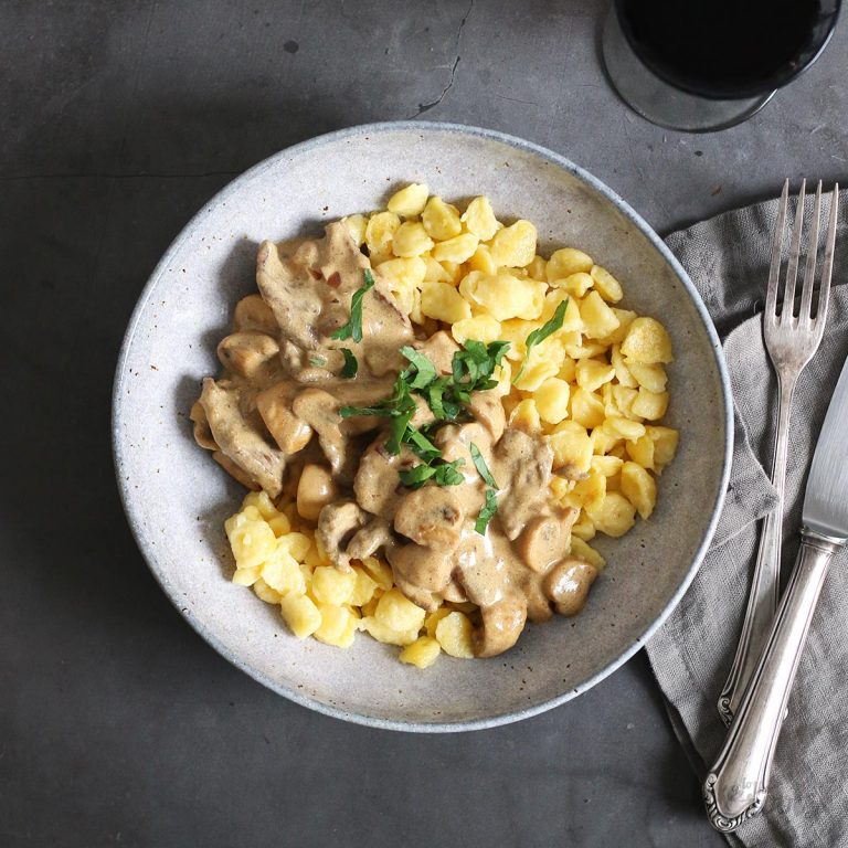 Zurich-style Beef & Mushroom Ragout | Bake to the roots