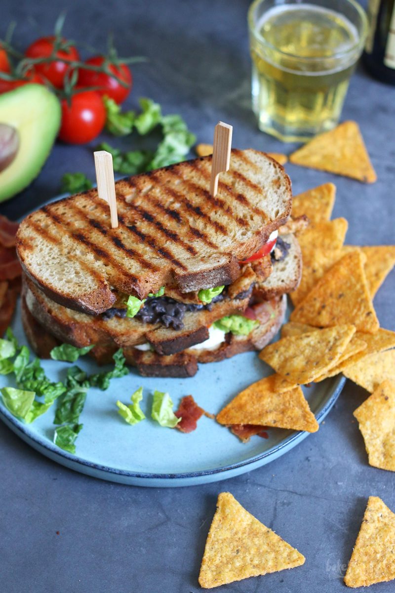 Tex-Mex Chicken Club Sandwiches | Bake to the roots
