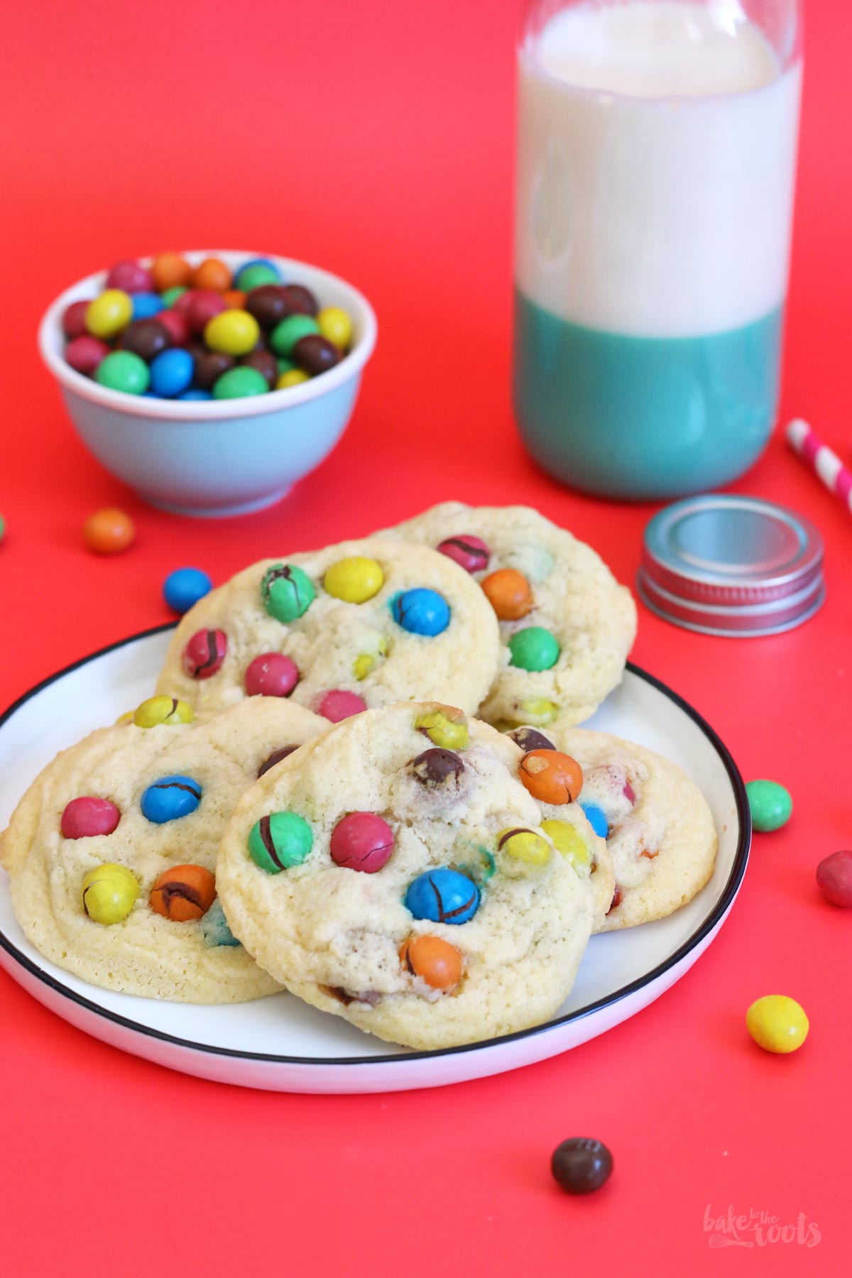 Crispy M&M’s Cookies | Bake to the roots