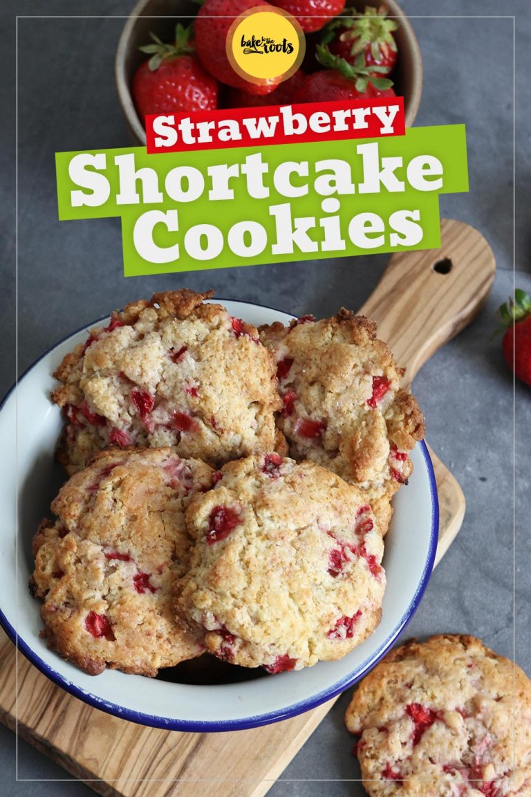 Strawberry Shortcake Cookies | Bake to the roots