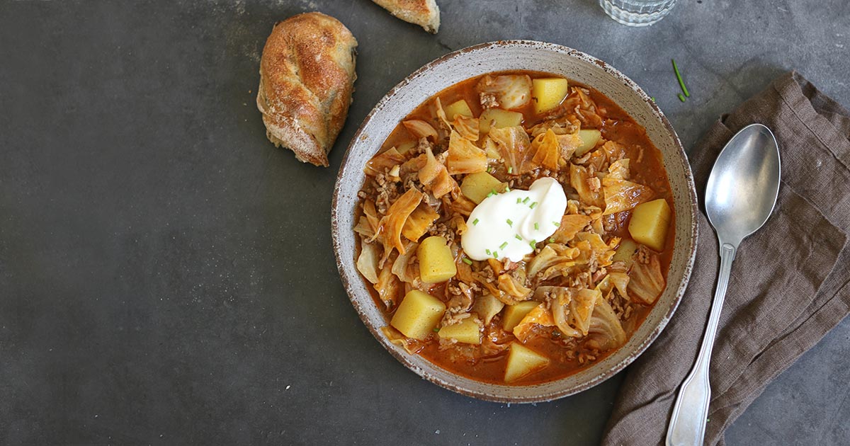 Schichtkohl mit Hackfleisch & Kartoffeln | Bake to the roots