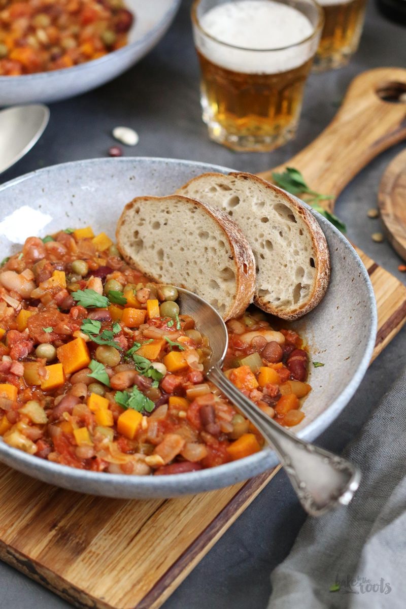 Easy Mixed Legumes Stew | Bake to the roots