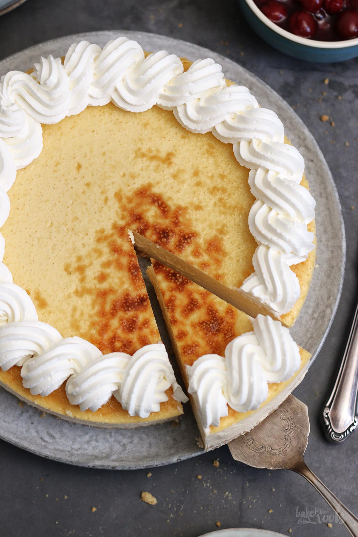 Creamiest Cheesecake with Cherry Compote (sugar-free) | Bake to the ...