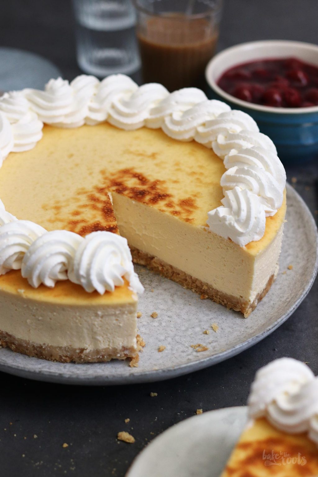 Super Cremiger Cheesecake (zuckerfrei) | Bake to the roots