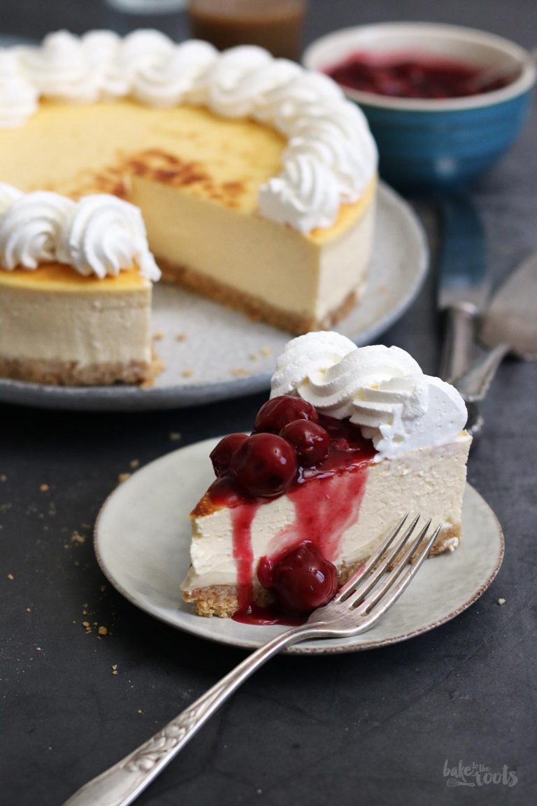 Super Cremiger Cheesecake (zuckerfrei) | Bake to the roots