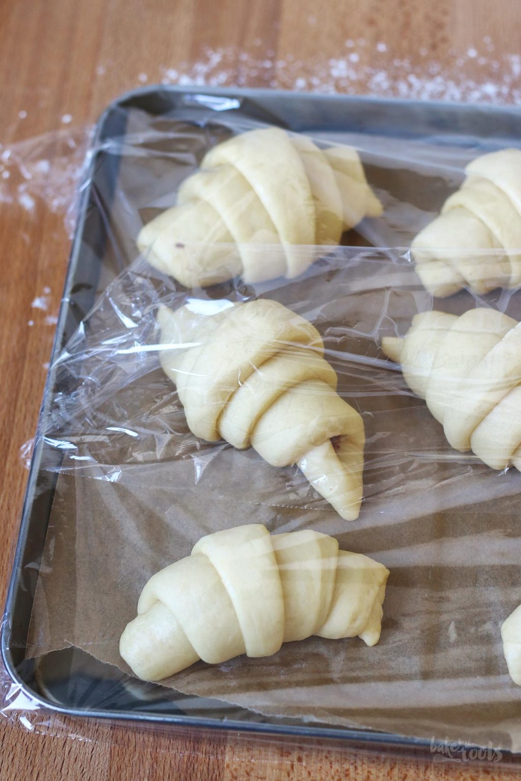 Salted Caramel Chocolate Croissants | Bake to the roots
