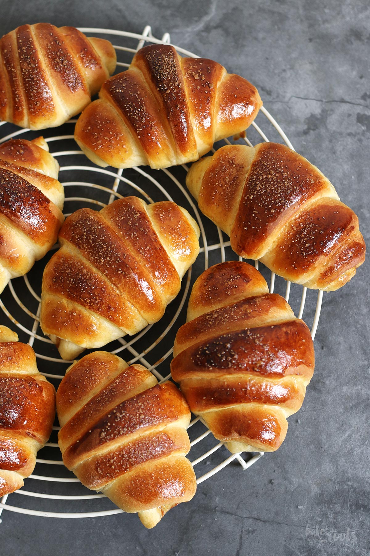 Salted Caramel Chocolate Croissants | Bake to the roots | Bake to the roots