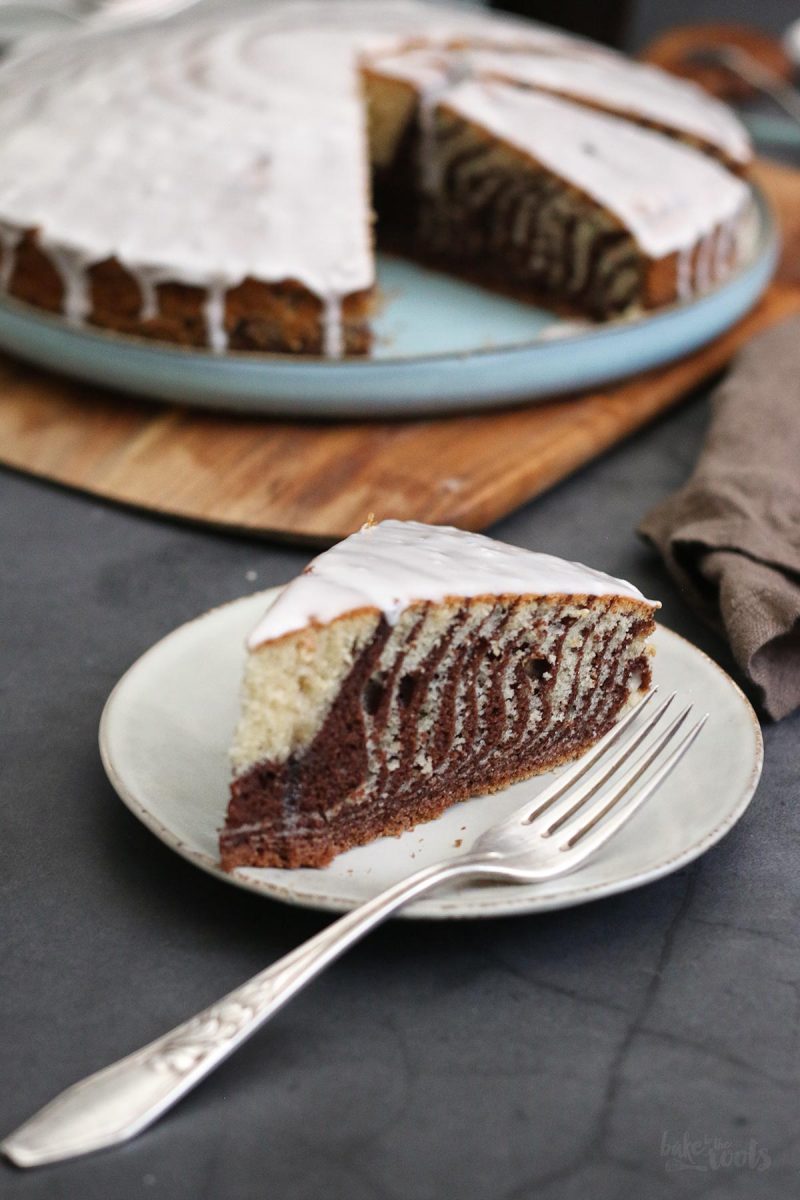 Einfacher Zebrakuchen | Bake to the roots
