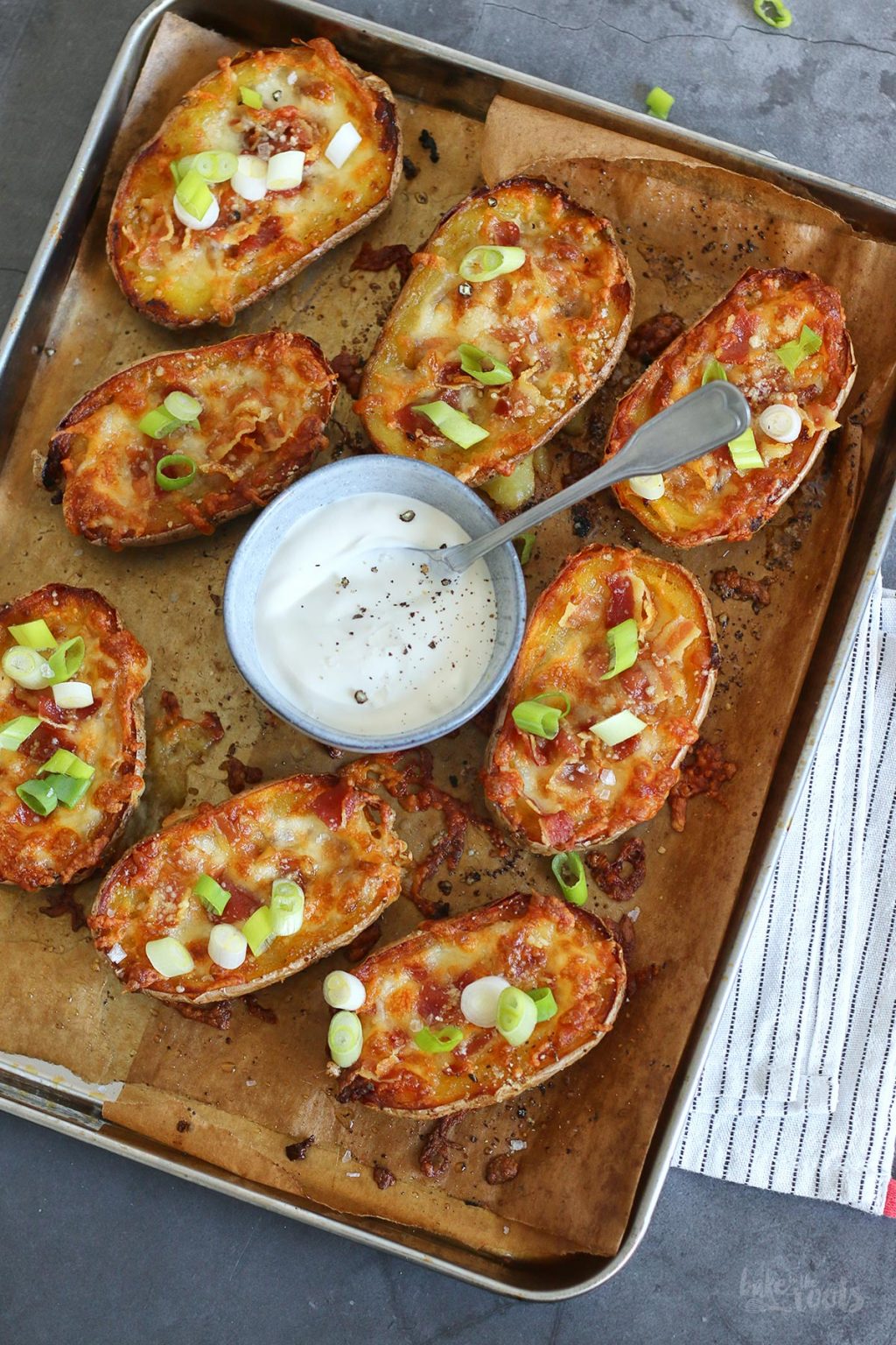 Potato Skins mit Bacon & Käse | Bake to the roots