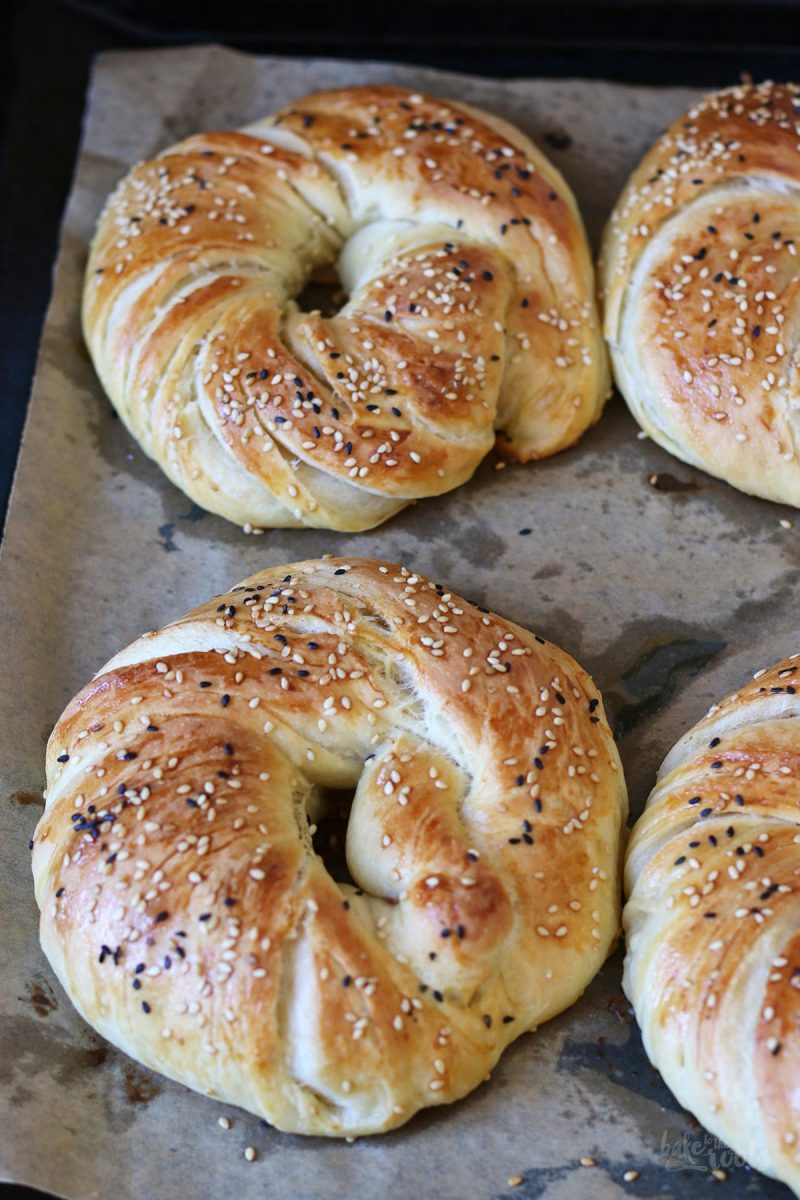 Turkish Bread Rings (Açma) | Bake to the roots