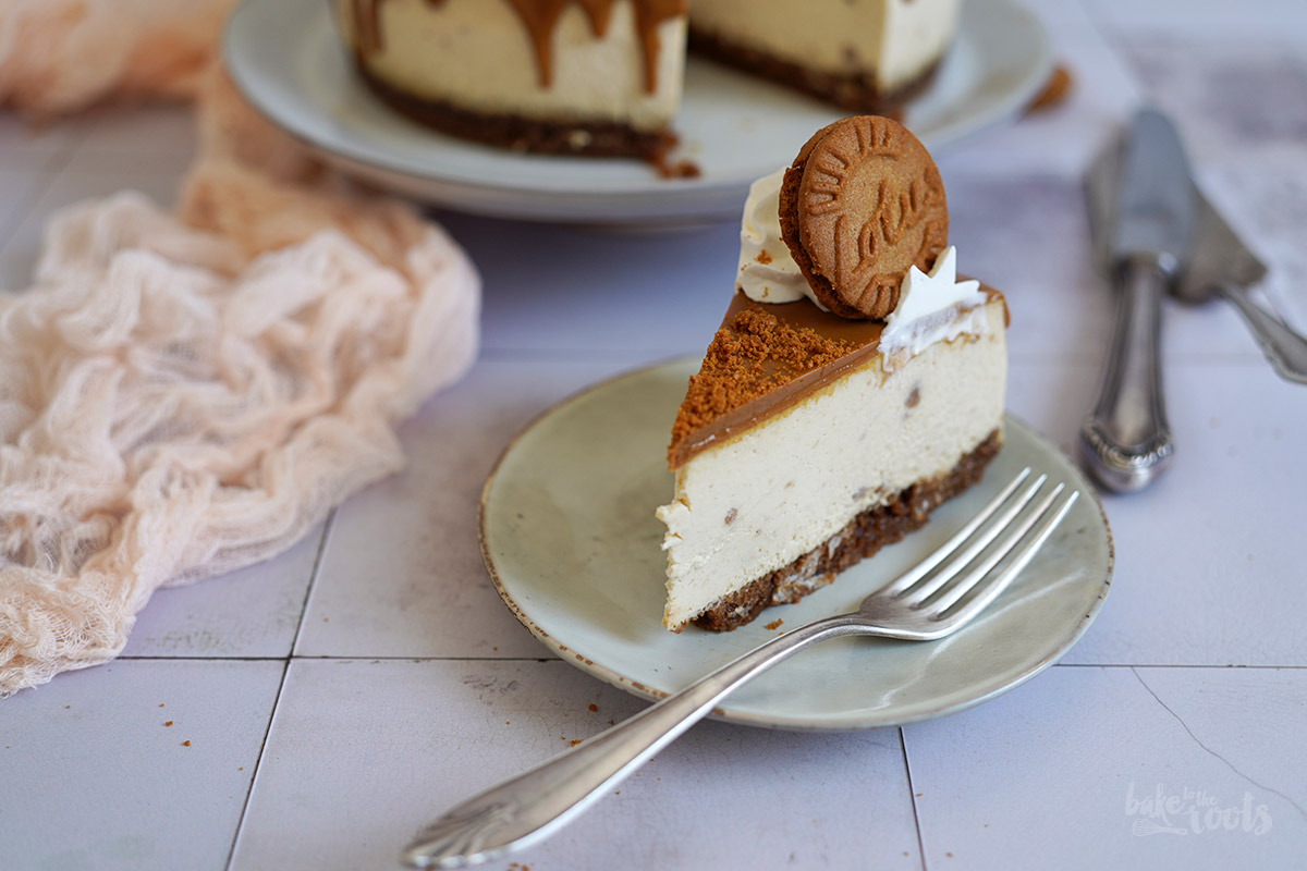 Baked Biscoff Cheesecake | Bake to the roots | Bake to the roots