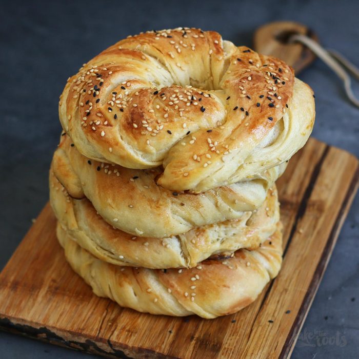 Turkish Bread Rings (Açma) | Bake to the roots