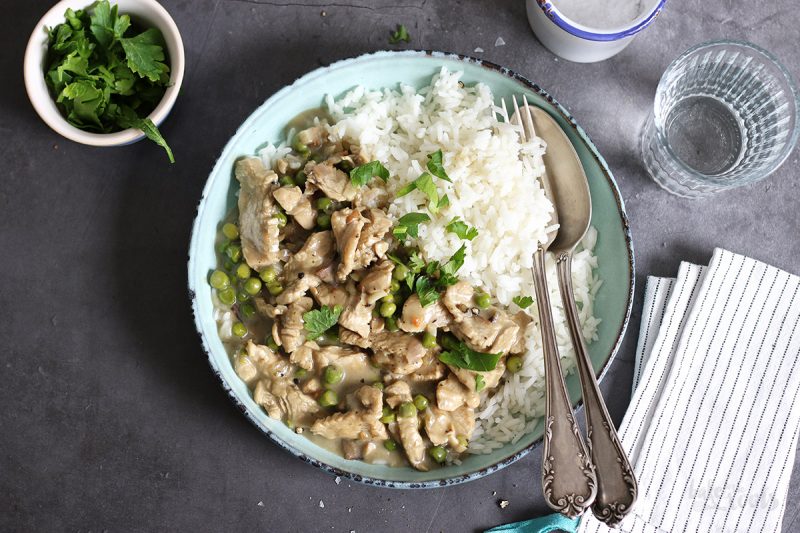 Butter Chicken mit Reis & Naan Brot | Bake to the roots