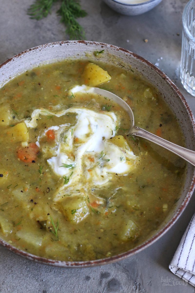 Easy Kohlrabi Veggie Soup | Bake to the roots