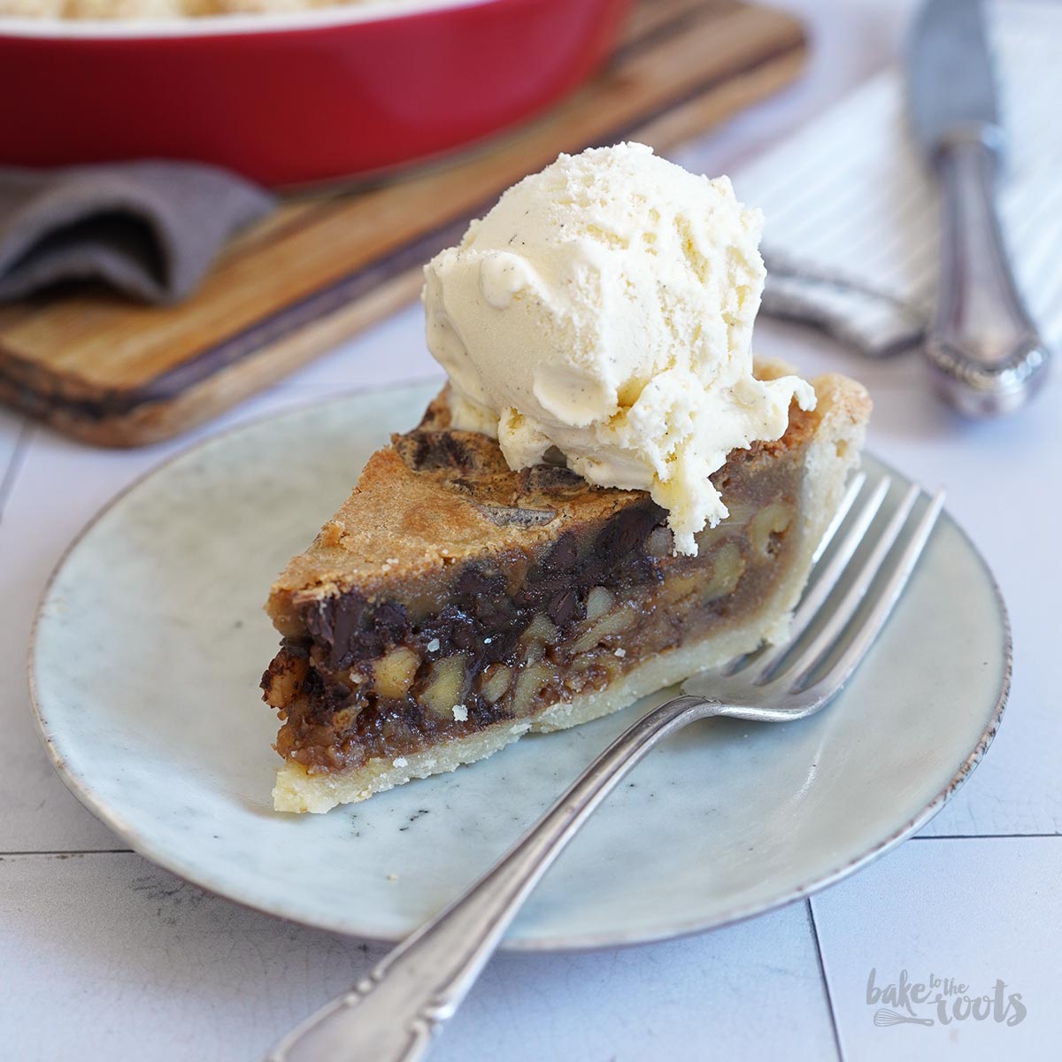 Chocolate Walnut Pie (for Thanksgiving) | Bake to the roots