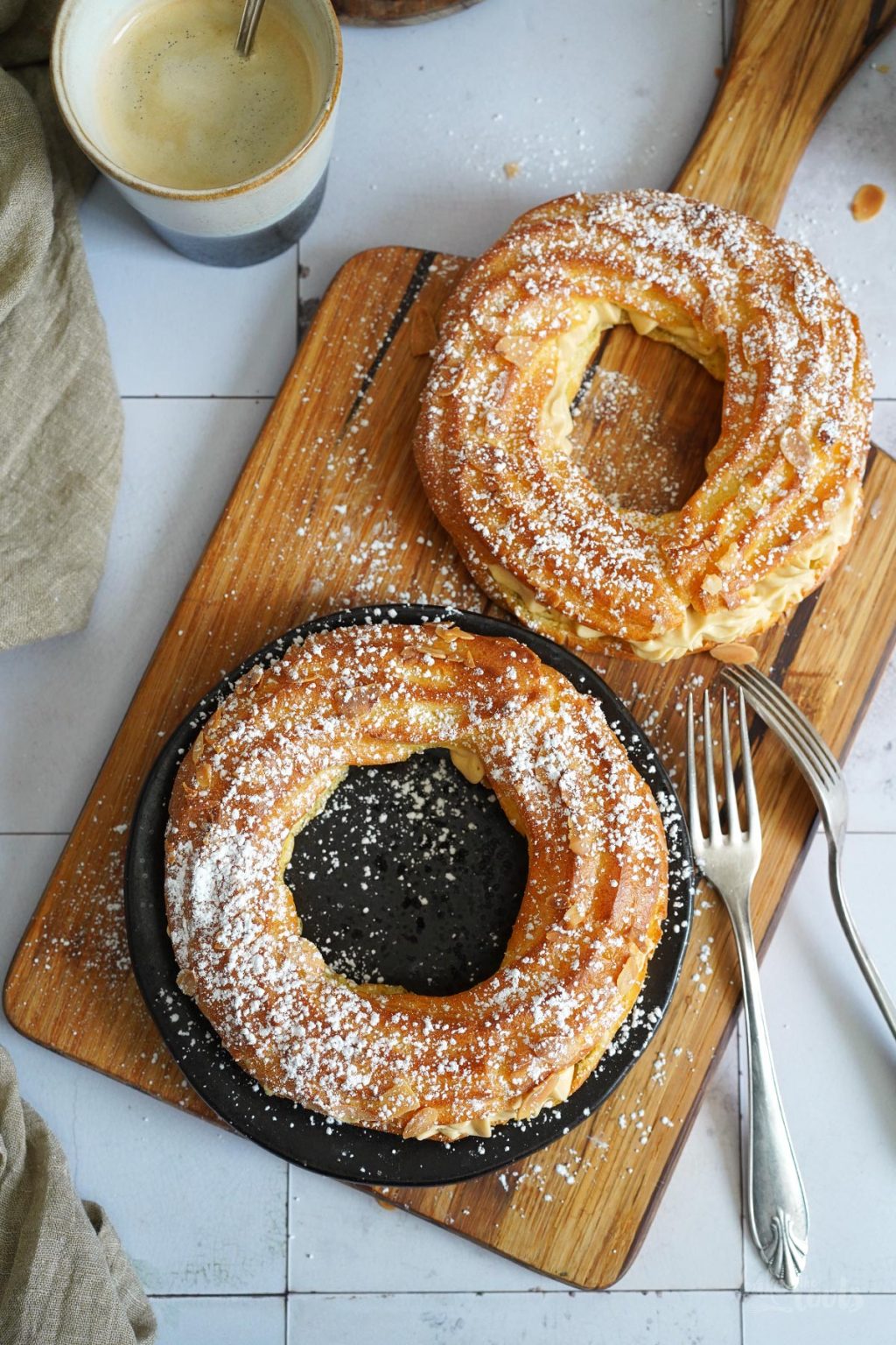 Paris Brest with Hazelnut Praliné Cream | Bake to the roots