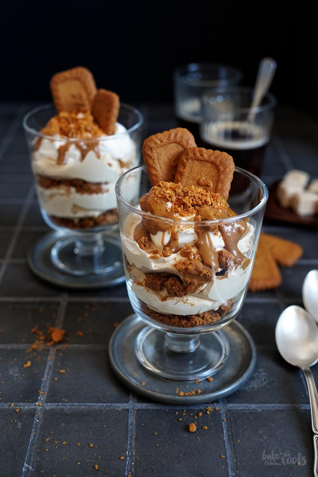 Biscoff Cream Dessert (vegan) | Bake to the roots