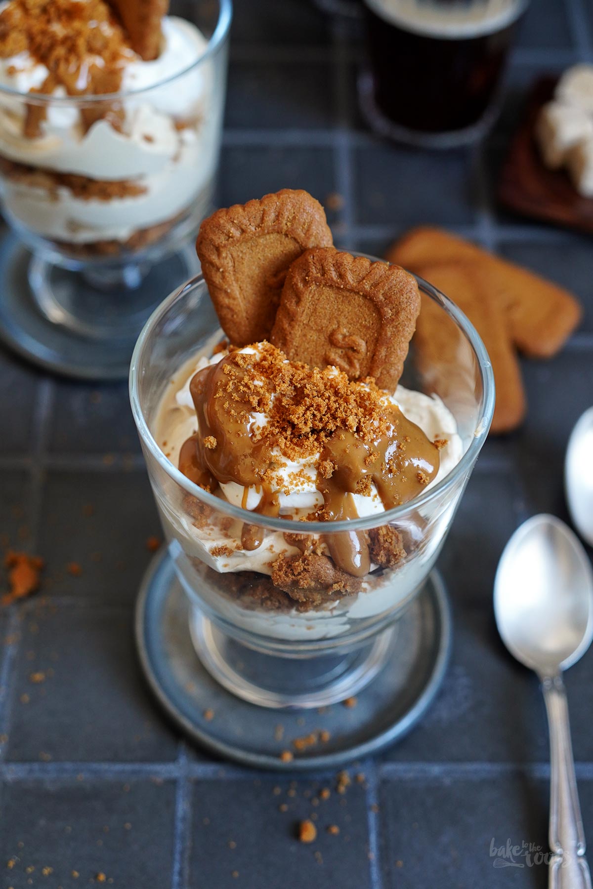Biscoff Cream Dessert (vegan) | Bake to the roots