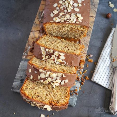 Easy Hazelnut Loaf Cake | Bake to the roots
