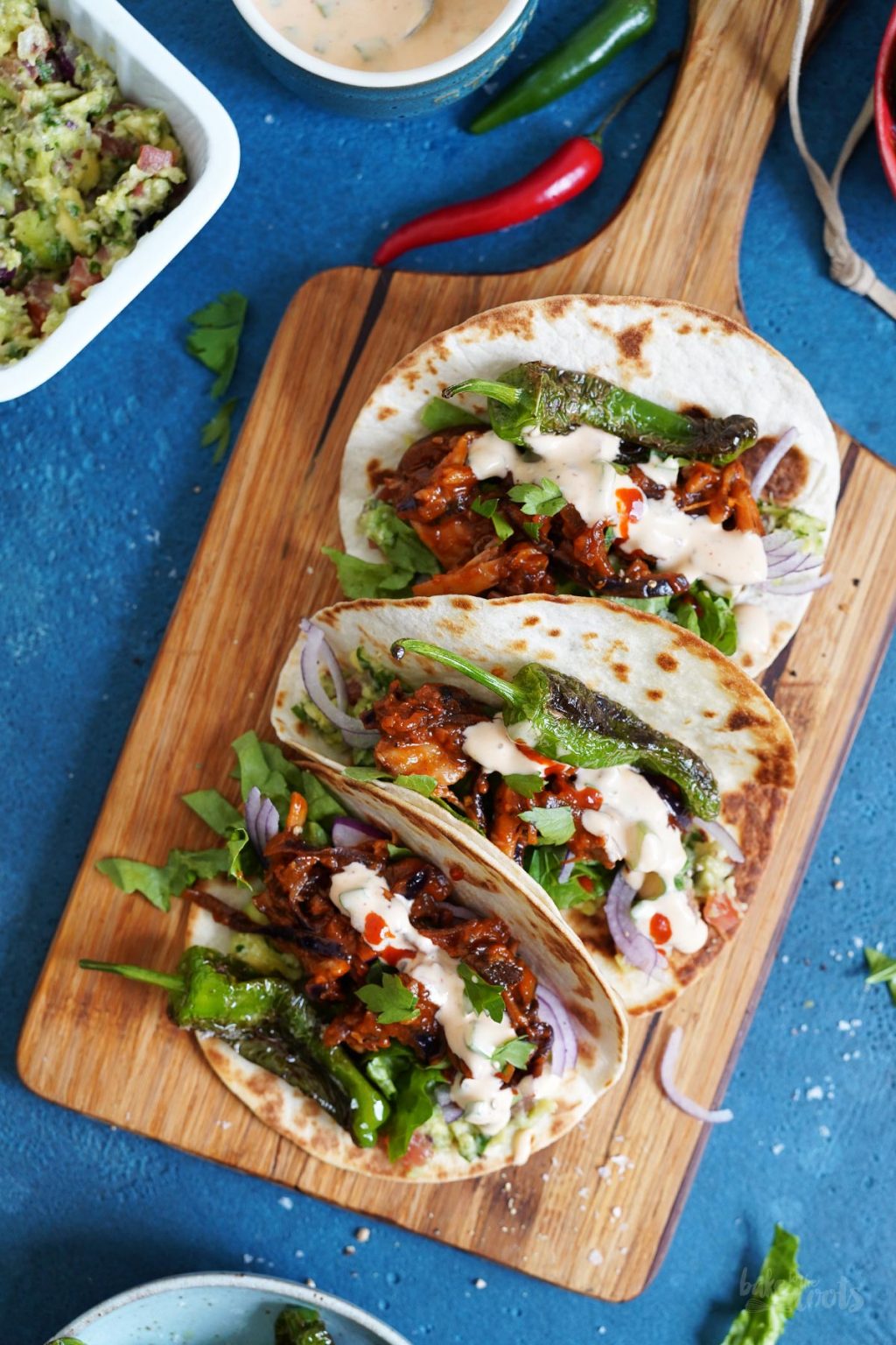 Vegan Carnitas Aka Pulled Mushroom Tacos Bttr