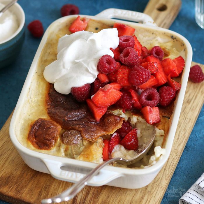 Baked Rice Pudding with Berries | Bake to the roots